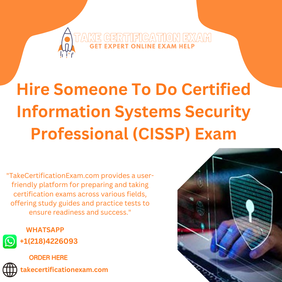 Pay Someone To Do Certified Information Systems Security Professional ...